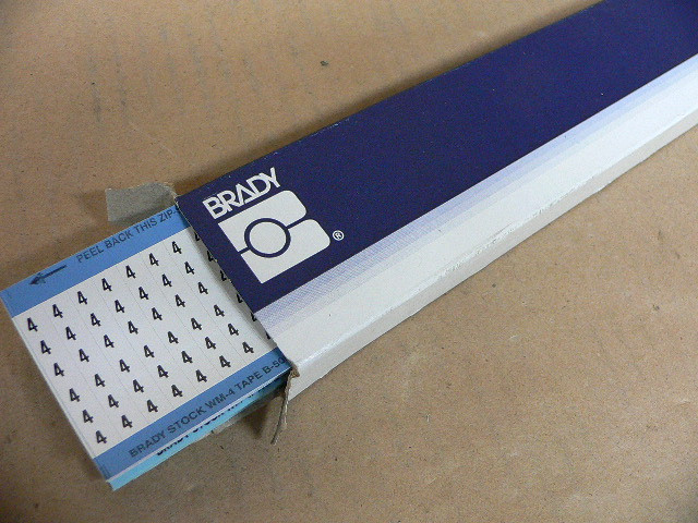 Brady Wm-4 Wire Marker Label Cards Number Full Box - Fen Industrial