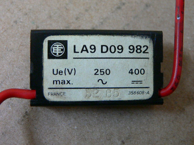 Telemecanique La9 D09 982 Starter Supressor - Fen Industrial