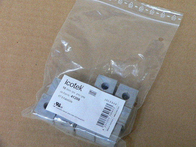 Icotek 41208 Cable Grommet Grey Kt 8 - 8 Pack - Fen Industrial