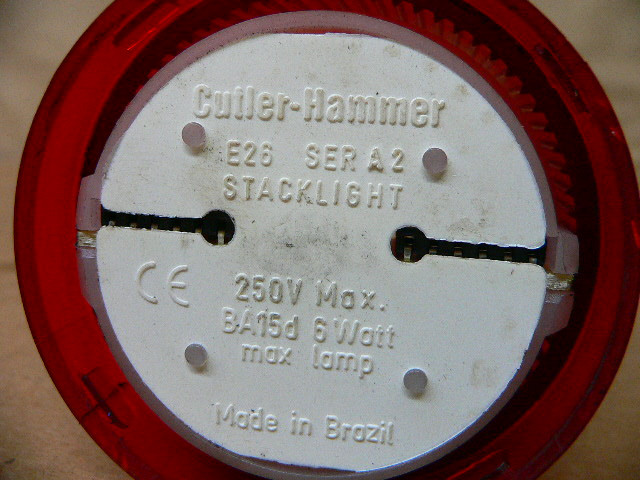 Cutler-Hammer E26 Ba15d (Red) Stack Light - Fen Industrial