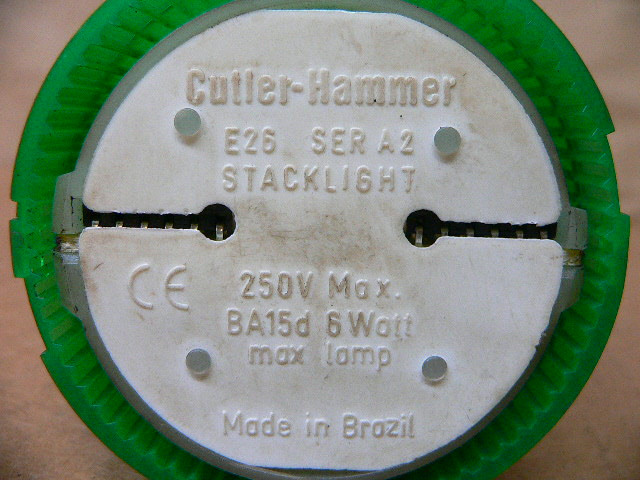 Cutler-Hammer E26 Ba15d (Green) Stack Light - Fen Industrial
