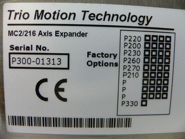 Trio Motion Technolgy Mc2/216 Servo Expander Module - Fen Industrial
