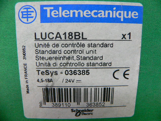 Telemecanique Schneider Electric Luca18bl Motor Control - Fen Industrial