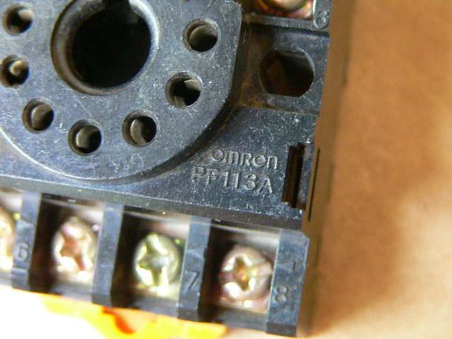 Omron Pf113a-E Relay Socket Base - Fen Industrial