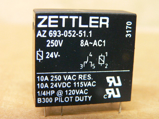 Zettler Az 693-052-51.1 24V Relay Module - Fen Industrial