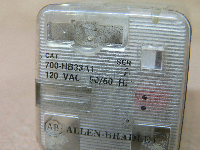 Allen Bradley 700-Hb33a1 Relay 120Vac - Fen Industrial