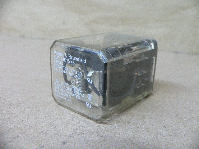 POTTER & BRUMFIELD KUP-14D15-48 RELAY 48V - Fen Industrial