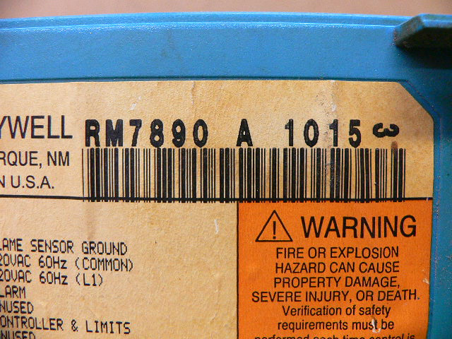 Honeywell Rm7890a 1015 Flame Safety Burner Control 120V - Fen Industrial