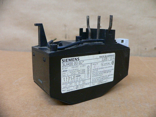 Siemens 3Ua55-00-0J Solid State Overload Relay 0.63-1.00A - Fen Industrial
