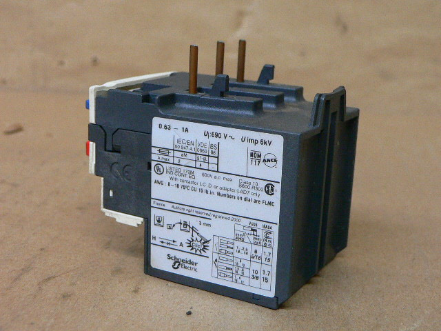 Telemecanique Lrd05 Overload Relay .63-1A - Fen Industrial