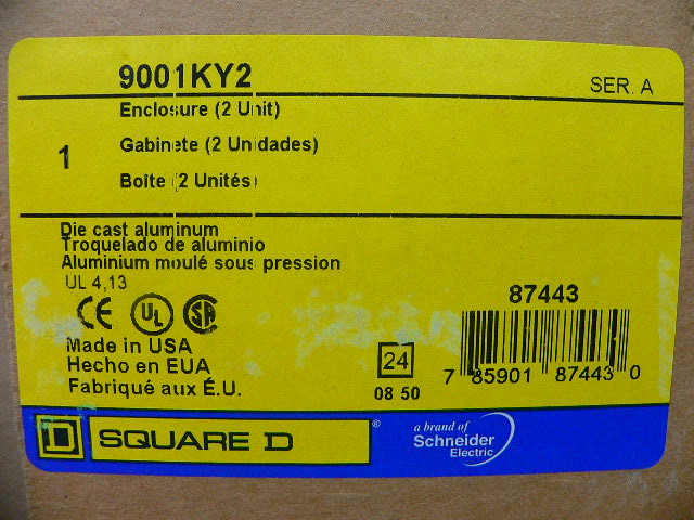 Square D 9001 Ky-2 Control Station Enclosure - Fen Industrial