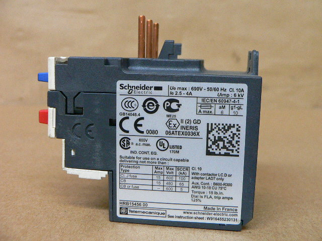 Schneider Electric Lrd08 Thermal Overload Relay - Fen Industrial