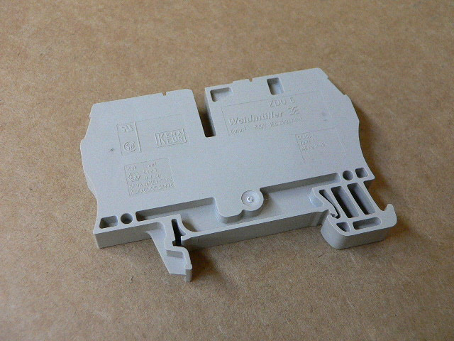 Weidmuller 1608620000 Zdu 6 Terminal Blocks (Lot Of 50) - Fen Industrial