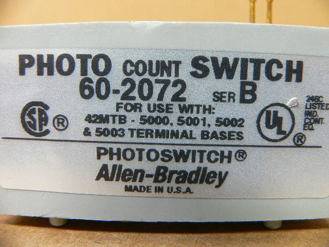 Allen Bradley 60-2072 Photo Count Switch (Used) - Fen Industrial