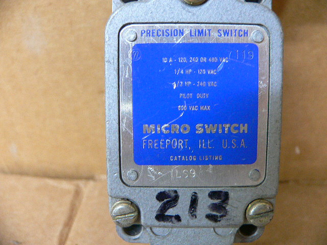 Honeywell Ils9 Micro Switch Precision Limit Switch - Fen Industrial
