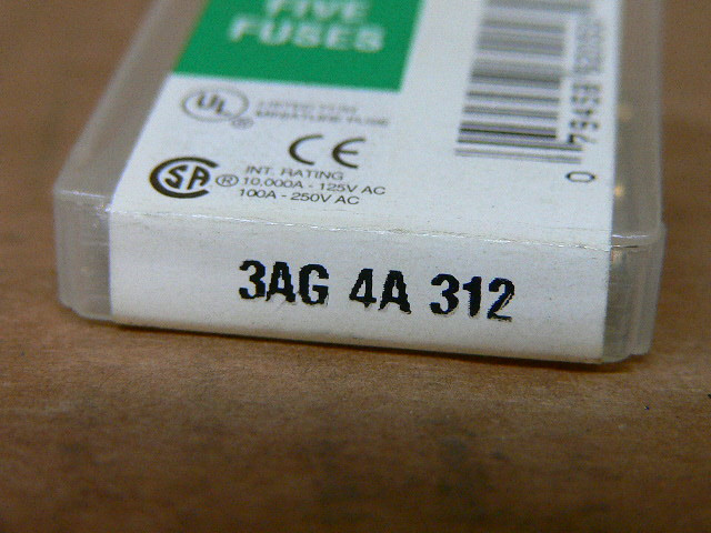 Littelfuse 3Ag 4A 312 Fuse - Fen Industrial