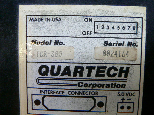Quartech Tcr-300 Numeric Entry Display Station - Fen Industrial