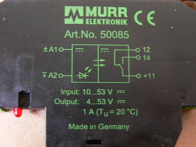 Murr Elektronik 50085 Fuse Switch Relay - Fen Industrial