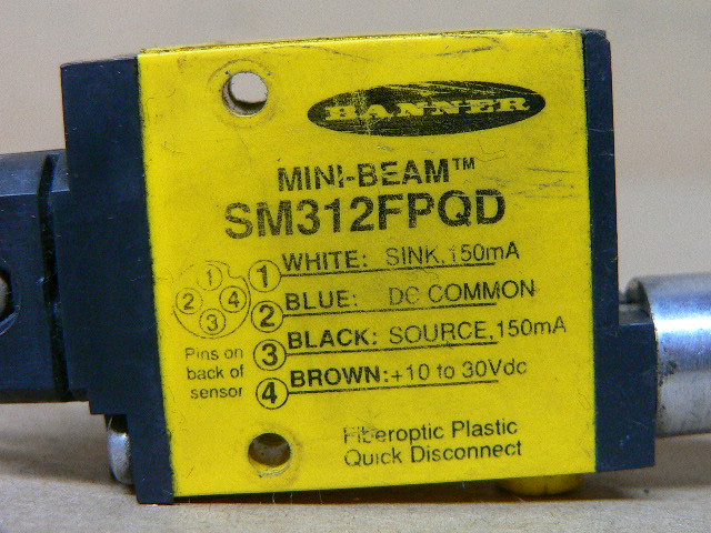 Sm312fpqd Banner Engineering Mini-Beam Photoelectric Sensor - Fen ...