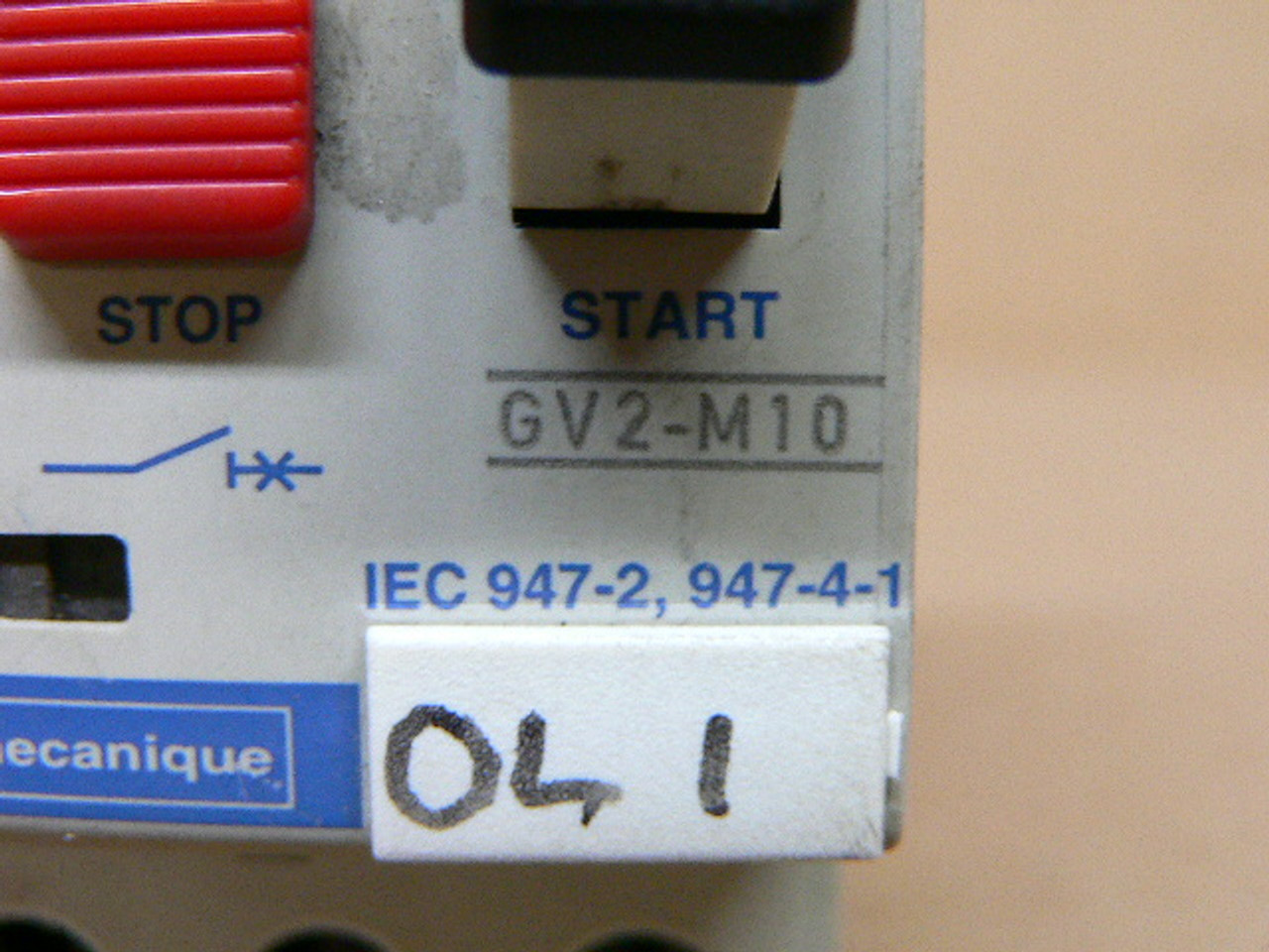 Telemecanique Manual Motor Starter 4-6.3A Gv2m10 Gv2-M10 - Fen Industrial