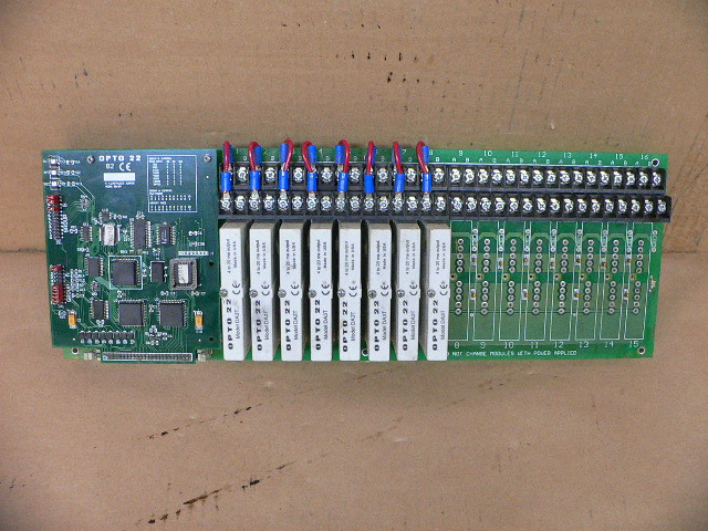 Opto 22, 001774J Plc Controller Board With Opto Relays - Fen Industrial