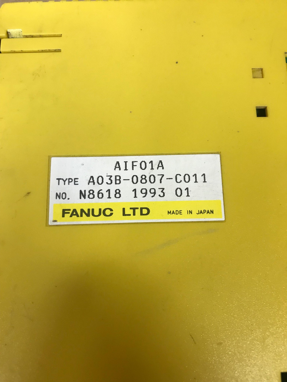 Fanuc Model A03b-0807-C011 I/O Interface Module Used - Fen Industrial