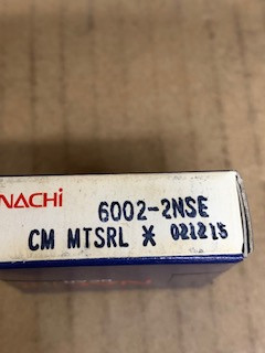 6002-2Nse Nachi 15X32x9 C3 Made In Japan Radial Ball Bearings - Fen ...