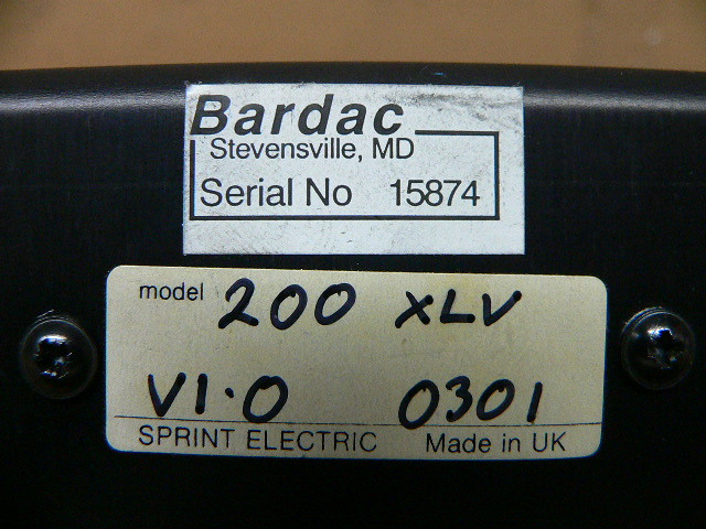 Bardac 200Xlv, 4-Quadrant Dc Servo Drive, 2A Cont 3A Peak, 12 To 48 Vdc ...