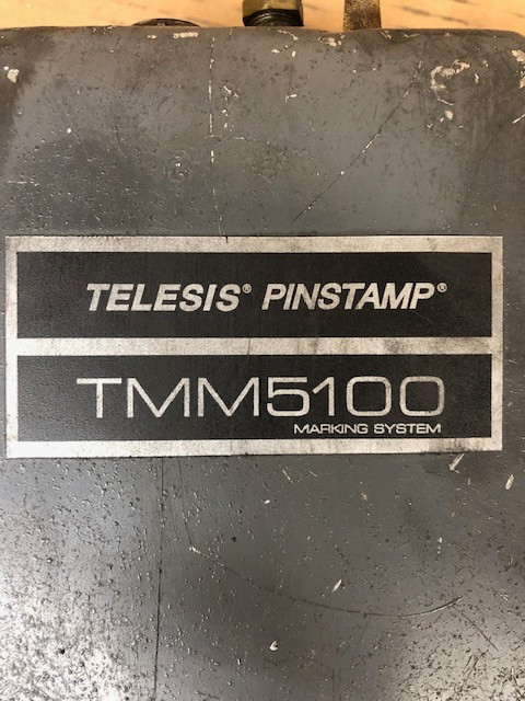 Telesis Tmm5100 Used Pinstamp Marking System Head Tmm5100 - Fen Industrial