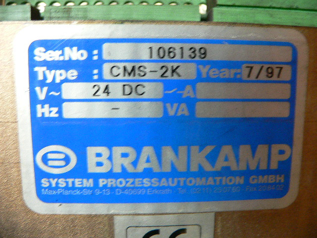 Brankamp Cms-2K 24Dc Controller System Module - Fen Industrial