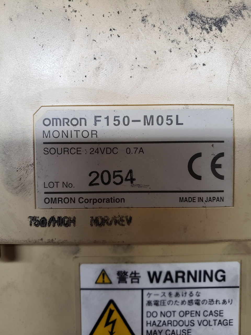 Omron F150-M05l Touch Screen Panel Hmi Operator Panel - Fen Industrial