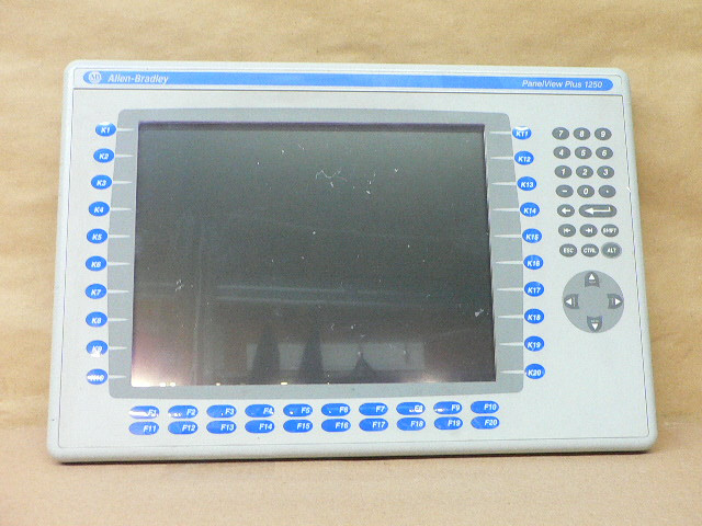 Allen-Bradley Panel View Plus 1250 2711P-Rp6 2711P-B12c4d6 Panelview ...