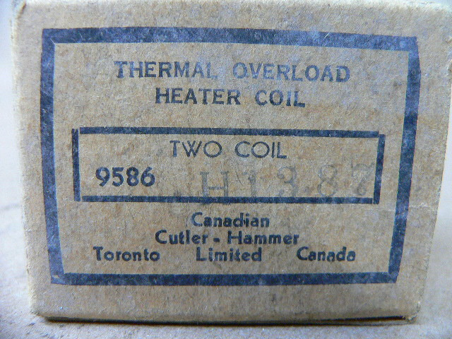 Cutler Hammer H1387 Overload Thermal Unit Heating Element - Fen Industrial