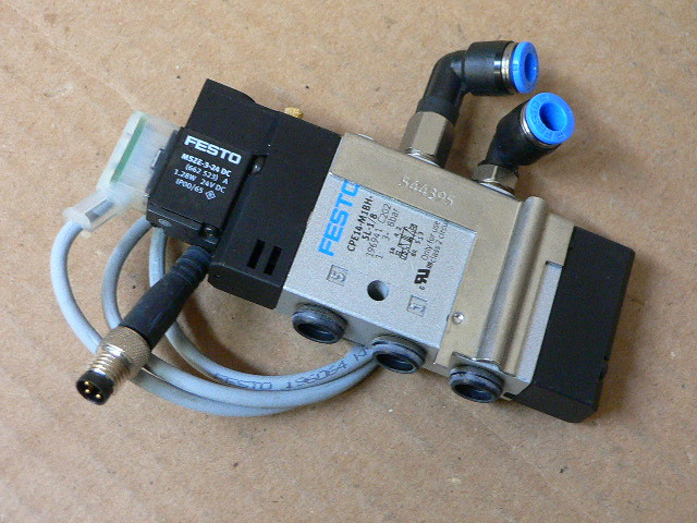 Festo Cpe14-M1bh-5L-1/8 Pneumatic Msze-3-24 Solenoid Valve 3-8Bar ...