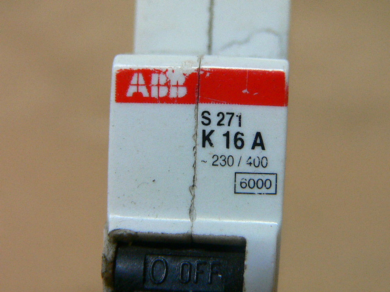 Abb S271 K1.6A, S271k1.6A 1.6 Amp Single Pole Circuit Breaker - Fen Industrial