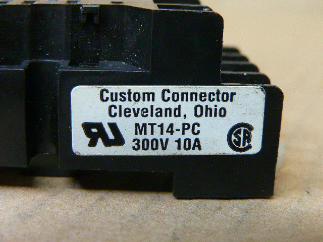 Custom Connector 14 Pin Base Unit, Mt14-Pc, 300V, 7A, Used - Fen Industrial