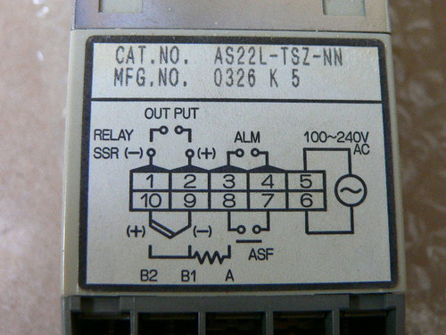 Fenwal As22l-Tsz-Nn Temperature Controller Fenwal As22l-Tsz 100-240Vac ...