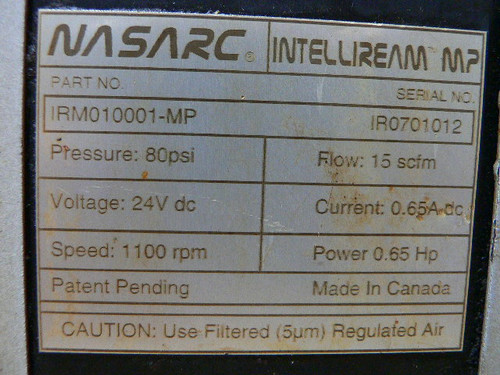 Nasarc Intelliream Irm010001-Mp Robotic Torch Gun Cleaning Station ...