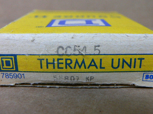 Square D Cc54.5 Overload Relay Thermal Unit - Fen Industrial