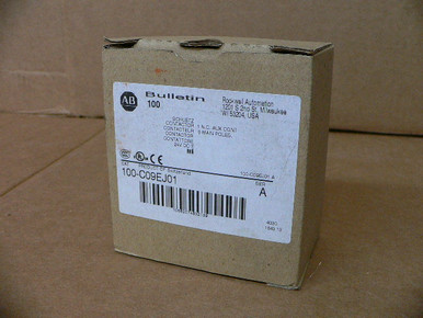 Allen Bradley 100C09ej01 100-C09ej01 Contactor 9 Amp 24 Vdc 50/60 Hz ...