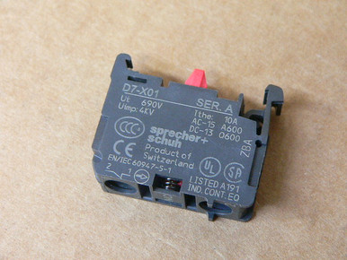 Sprecher + Schuh D7-X01 Contact Block - Fen Industrial