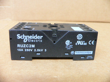 Schneider Electric Telemecanique Ruzc2m Relay Socket 250V 10A 8 Pin ...