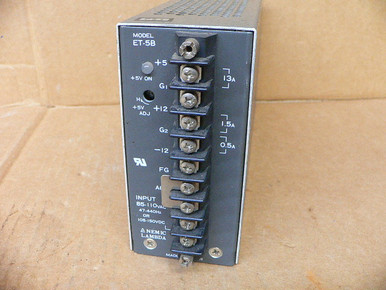 NEMIC LAMBDA ET-5B POWER SUPPLY 85-110VAC - Fen Industrial