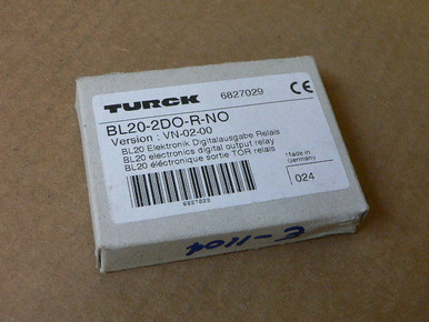 Turck Bl20-2Do-R-No Electronic Digital Relay Module - Fen Industrial