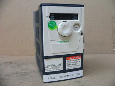 Schneider Electric Atv312h075m2 Drive 1Hp 1Ph 0.7Kw 750W 240 Vac 50 / ...