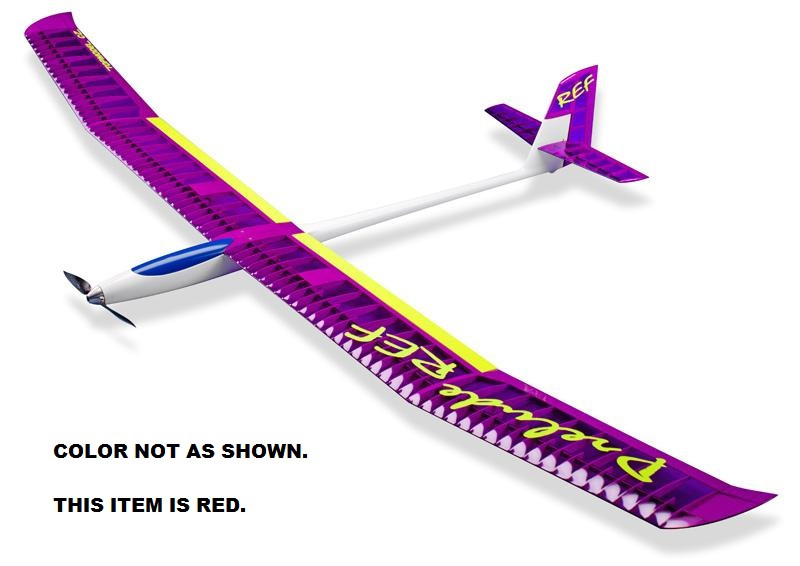 TOP020106 TOPMODEL Prelude REF Electro Sailplane ARF RED - Graves RC ...