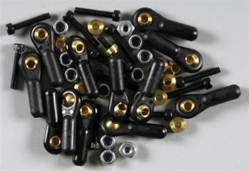 DUB900 Dubro Heavy Duty Ball Links 4-40 w/Hardware Black (12) - Graves ...