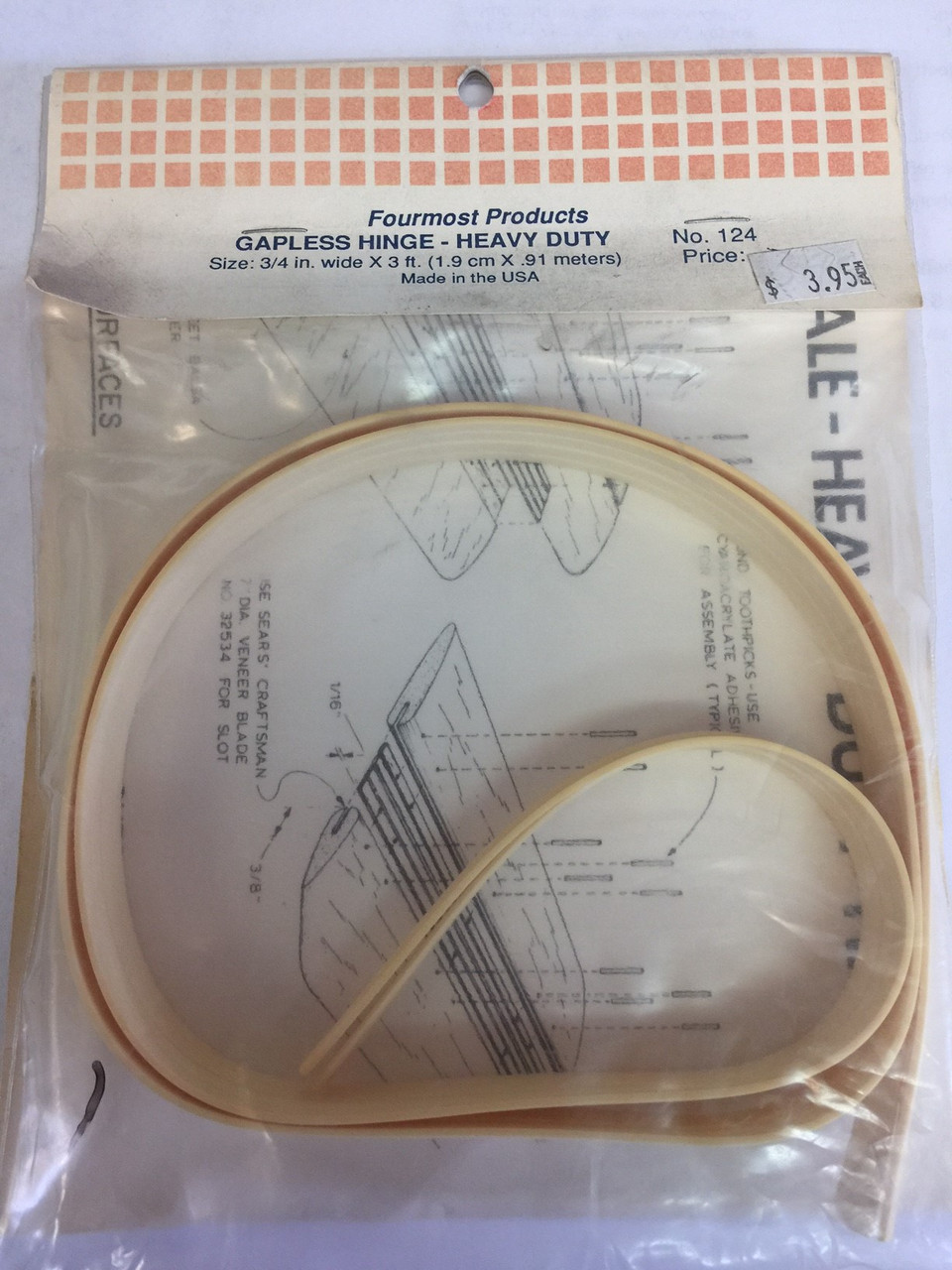 FOR124 FOURMOST GAPLESS HINGE H.D. - Graves RC Hobbies