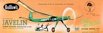 GUI603 Guillows Javelin Model Kit - Graves RC Hobbies
