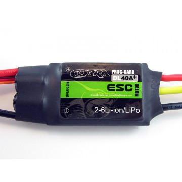 IND-C40A-ESC Cobra 40A ESC with 6A Switching BEC - Graves RC Hobbies
